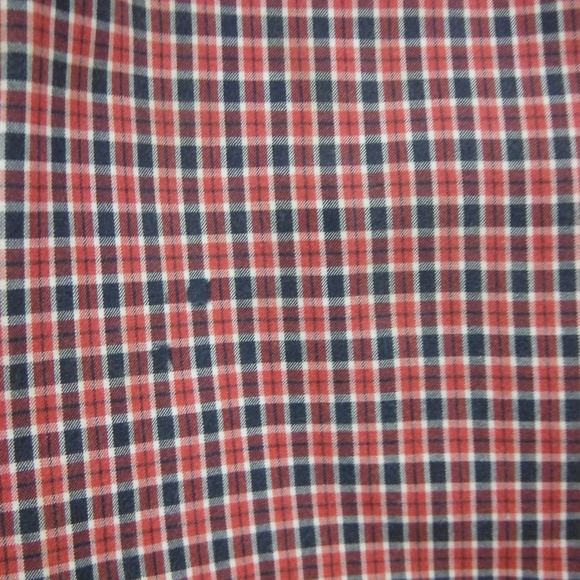 Dockers | Shirts | Dockers Mens Red Plaid Ss Button Front Shirt L ...